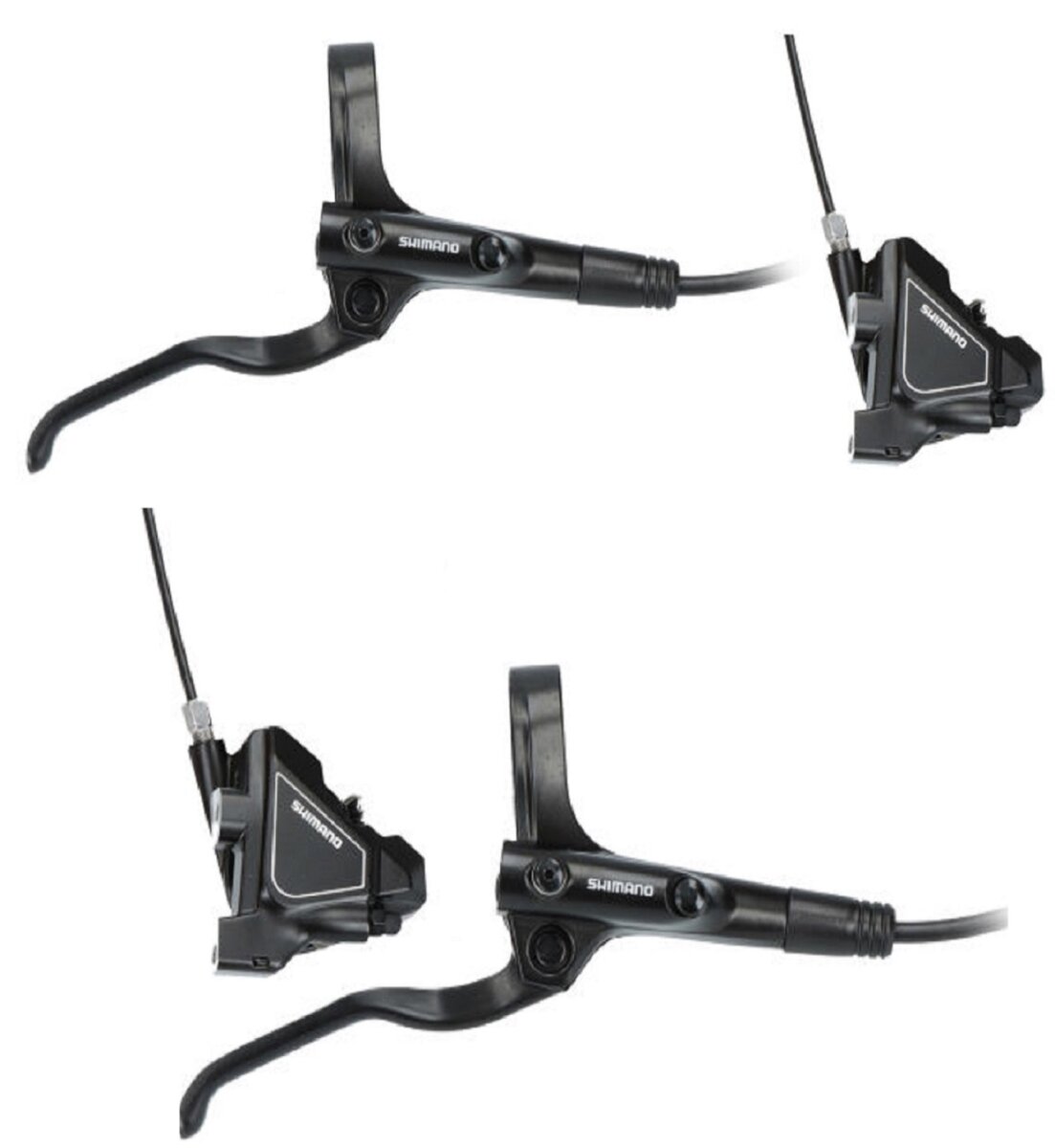 Shimano Set - Hydraulische Scheibenbremse MT200 Road VR & HR 1000 mm ...